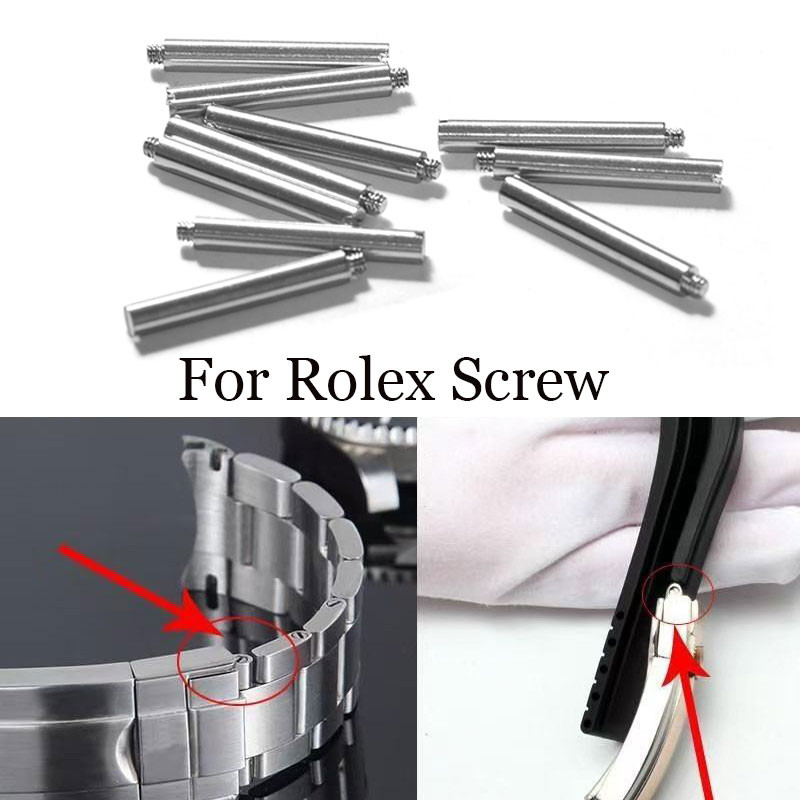 Metal Watch Strap Screw Tube Watch Band Screws Rod for Rolex Daytona ...