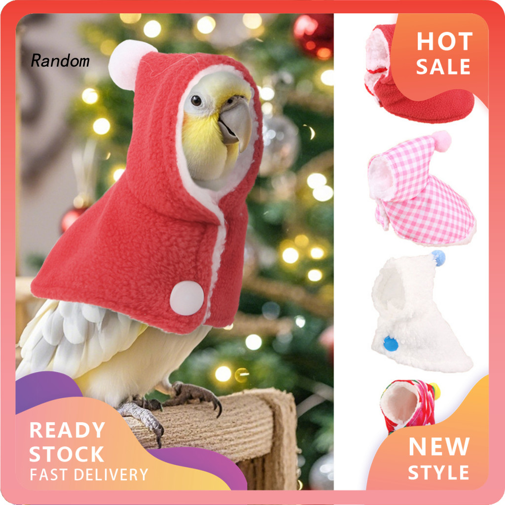 RAN Bird Costume Avian Shawl Cozy Winter Parrot Costume for Budgies ...