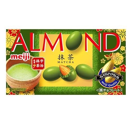 Meiji Almond Chocolate Matcha 67g × 10 Packs [Direct from Japan ...