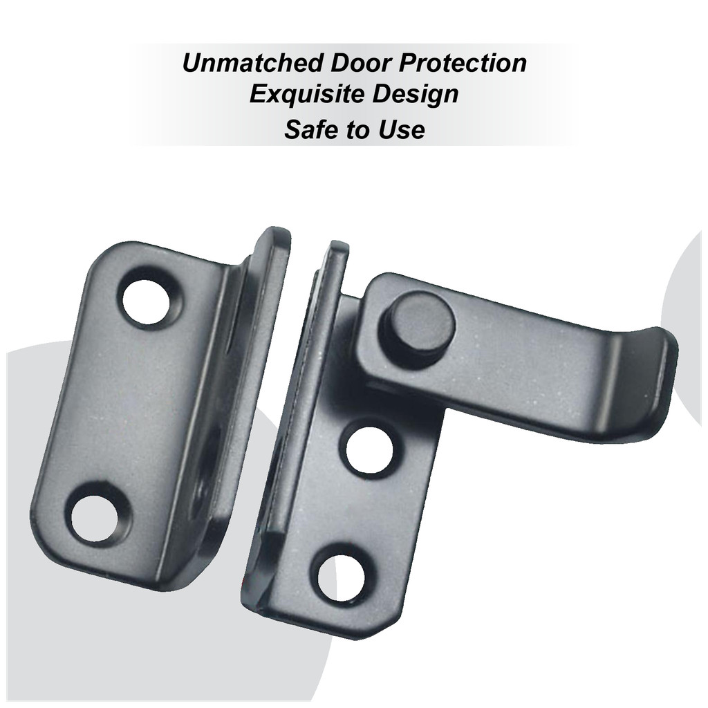 Door Padlock Latch Anti-Theft Door Safety Latch Simple and Generous ...