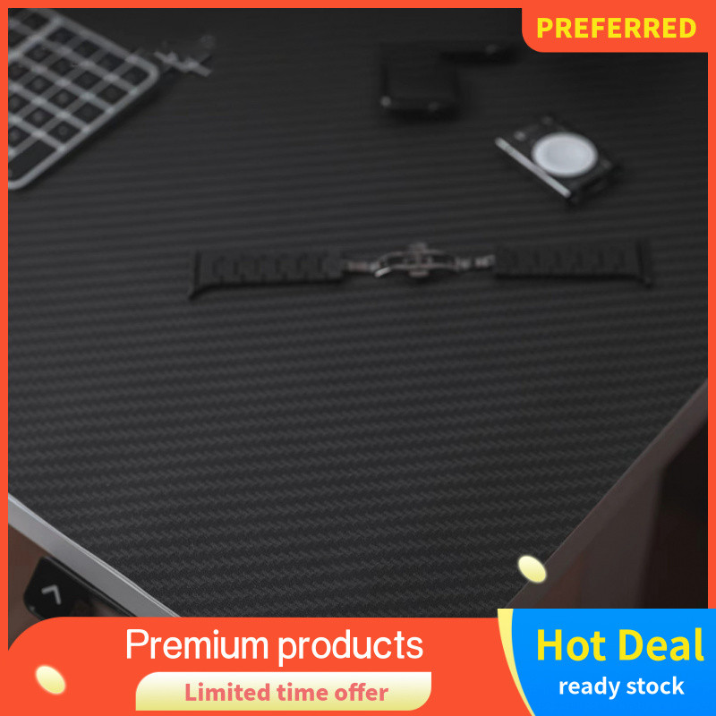 Carbon Fiber Mouse Pad Large Waterproof Non-Slip Gaming Desk Mat ...
