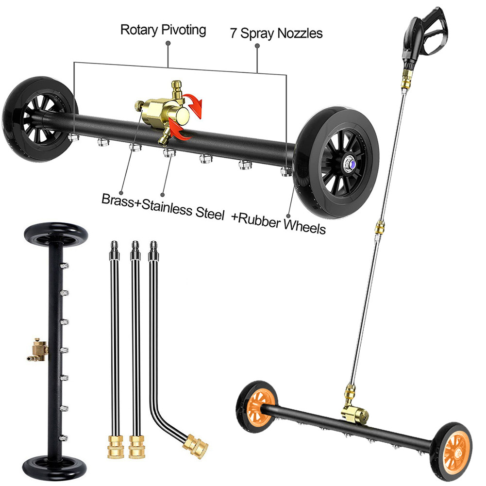 4000 PSI Car Chassis High Pressure Washer 22 Inch Dual Function ...