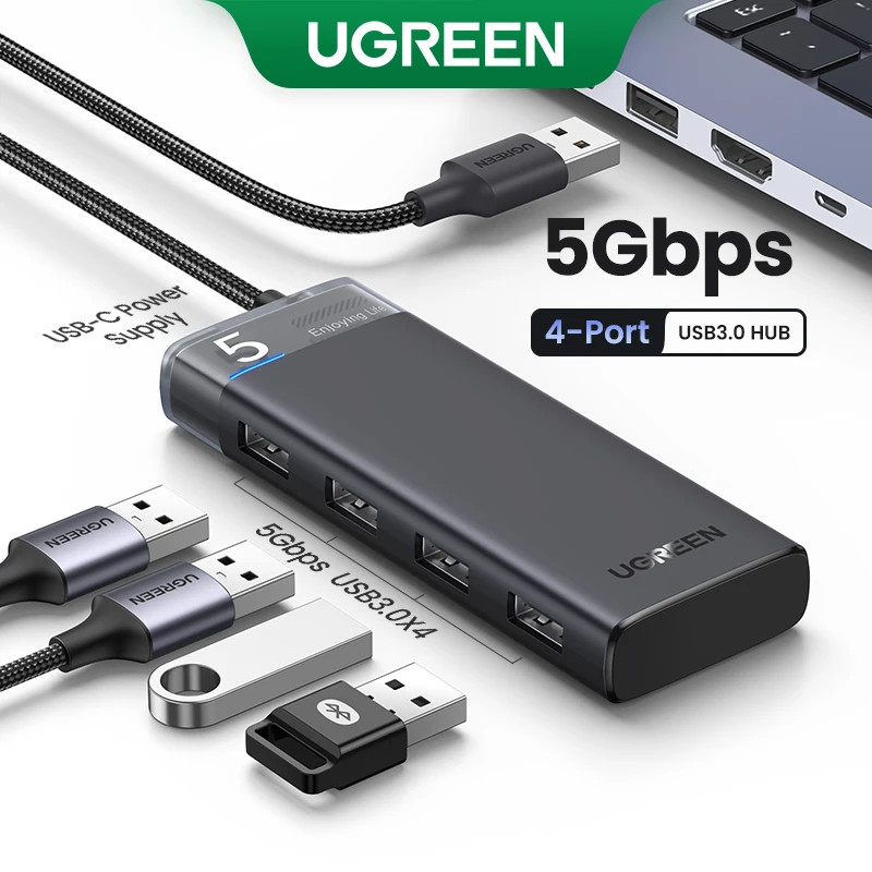 UGREEN Usb Hubs 5Gbps Usb A to Usb3.0 4 Ports Usb Splitter Adapter ...