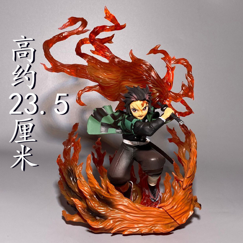 Figuartszerofz Demon Slayer Figure Tanjiro God of Fire Kagura Model ...