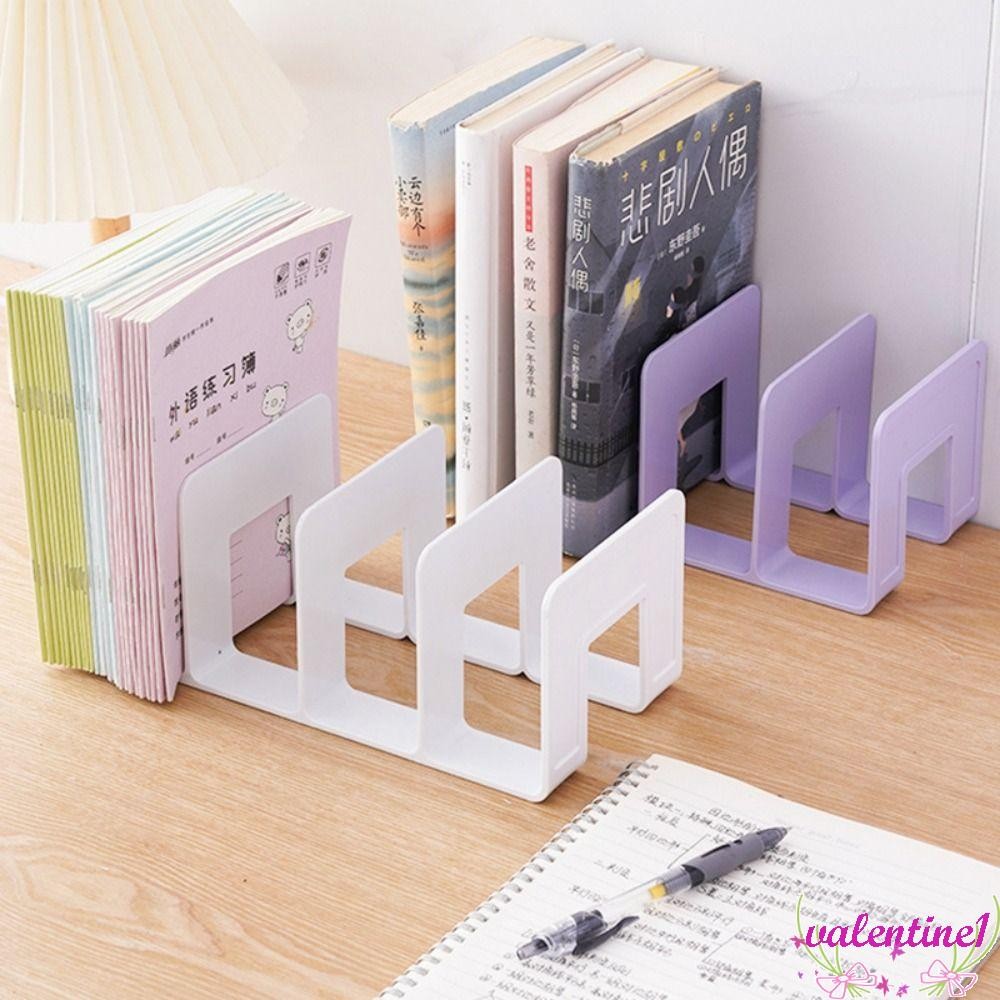VALENTINE1 Desktop Bookends, Display Bookshelf Divider Book Stand, Save ...