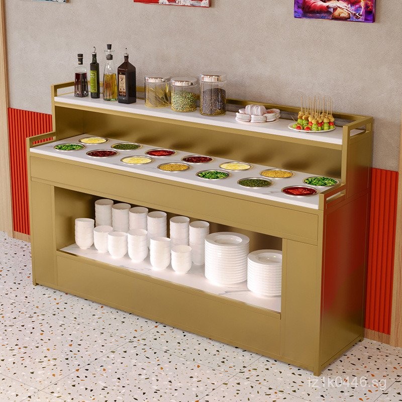 Commercial Integrated Dipping Station Hot Pot Restaurant Seasoning ...