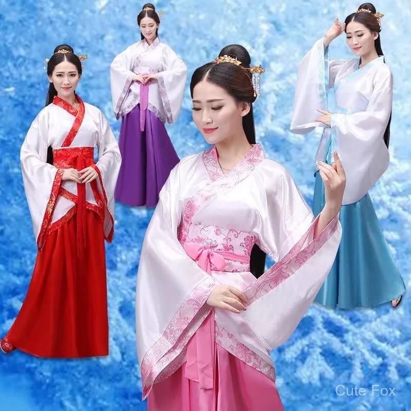 Chinese New Year clothes Hanfu retro costume female Chinese ancient ...