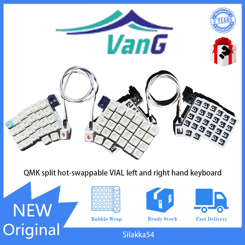 Silakka54 Split keyboard two-handed split ergonomic QMK split hot ...