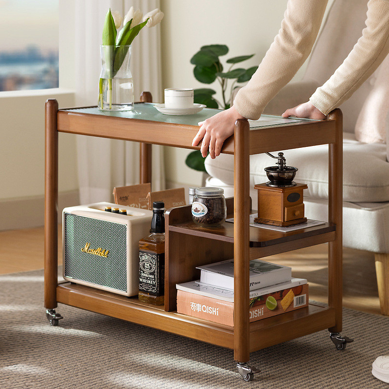 Q-6/Side Table Mobile Coffee Table Tea Table Simple Small Table Mini ...