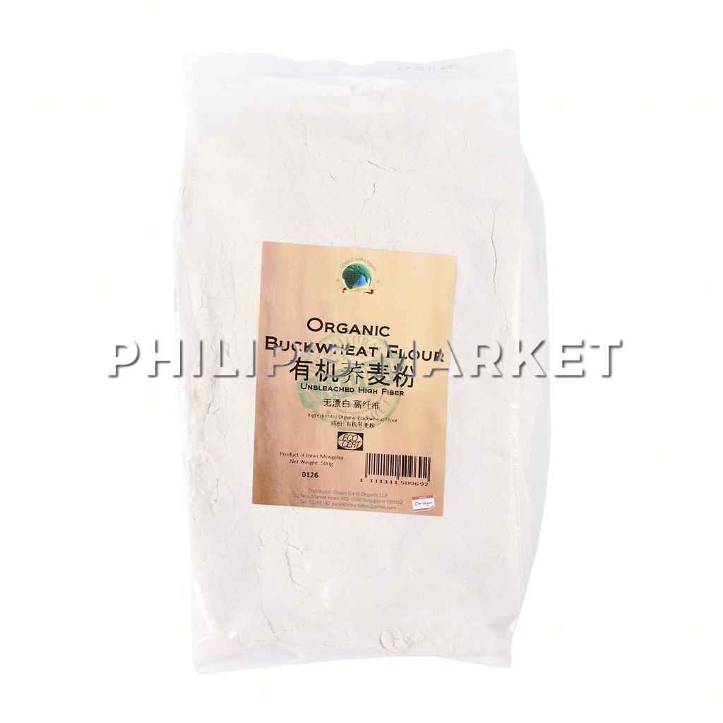 Green Earth Organic Buckwheat Flour 500g | Shopee Singapore