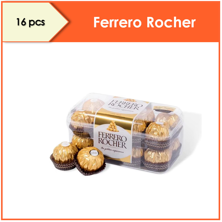 Rocher Ferrero Chocolate box of 16 pieces 200g | Shopee Singapore