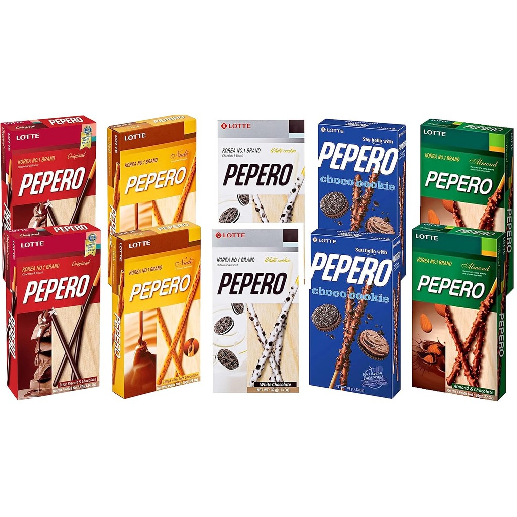 Lotte Pepero 256g (8 packs × 32g) | Shopee Singapore