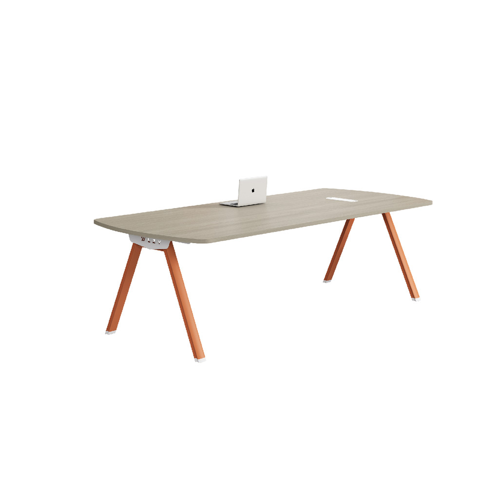 [Showroom display sample]Conference table Long desk office simple ...