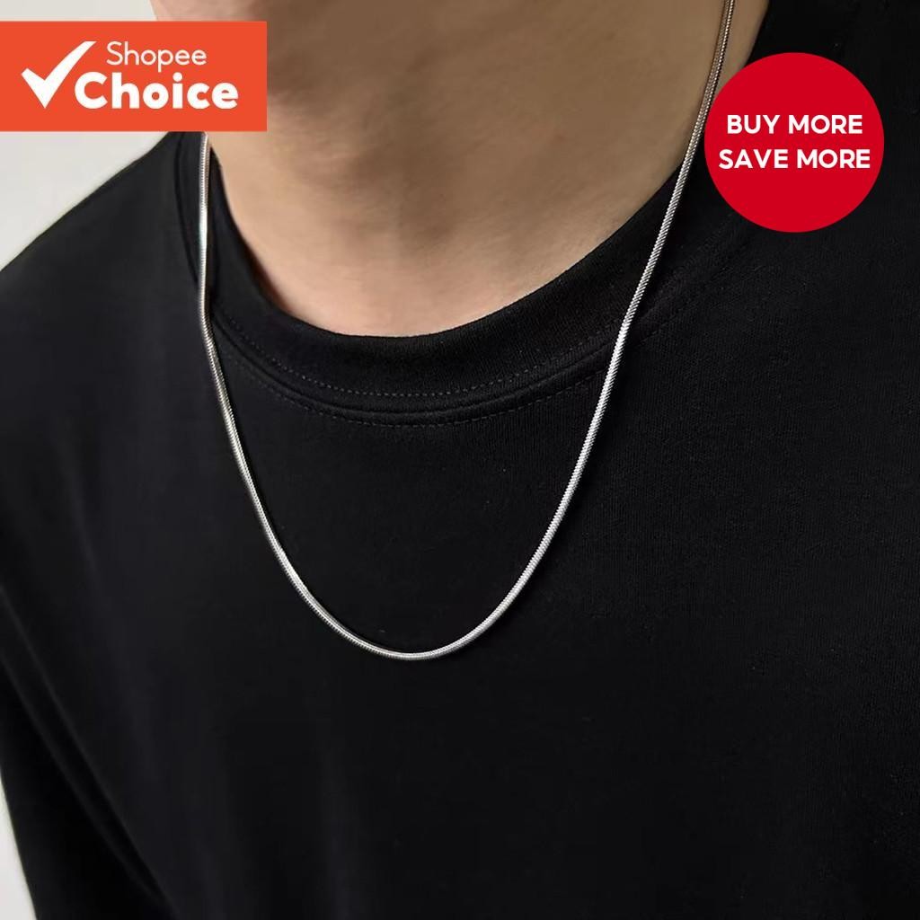 Men's Hip Hop Titanium Steel Necklace | Minimalist Rope Chain, Elegant ...