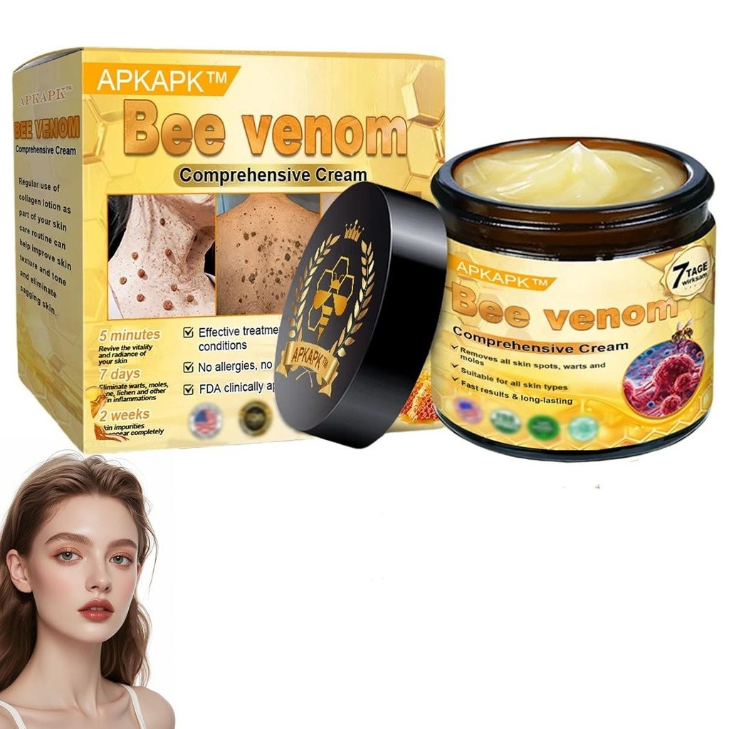 Bee Venom Comprehensive Cream, 2025 New Bee Venom Skin Cream, Bee Venom ...