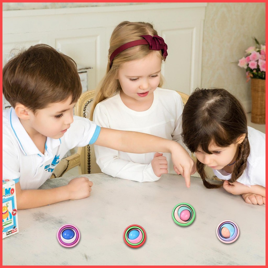 Gyro Fidget Toy 3D Ball Gyroscope Top Fidget Toys Hand Fidget Gyroscope ...