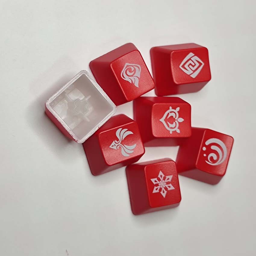 Mechanical Keyboard Key-caps Translucent ABS OEM R4 for Genshin ...