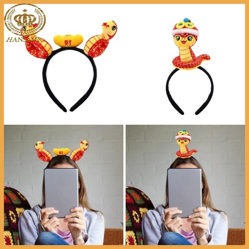 CAPA Snake Doll Hairbands Props Snake Headbands Chinese New Year 2025 ...