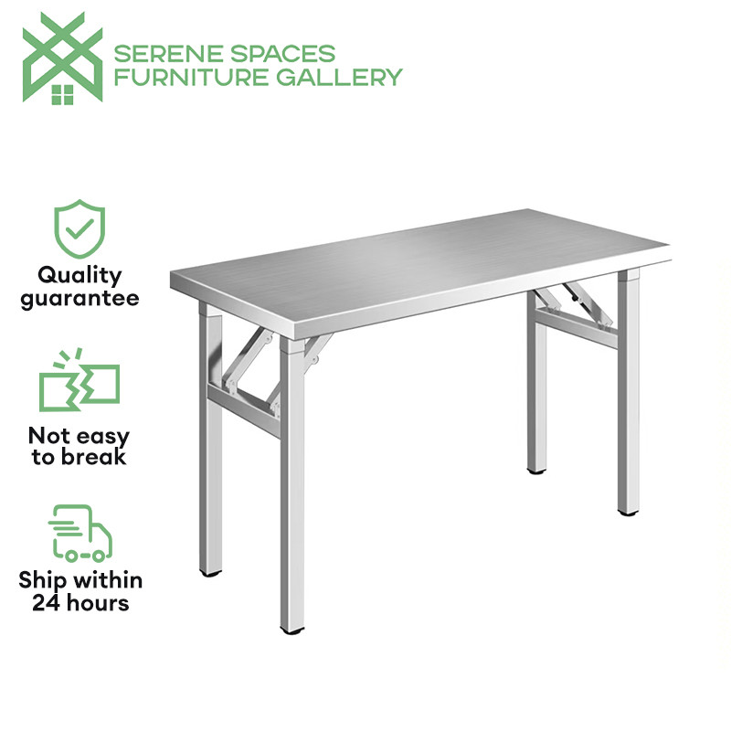 Water Proof Stainless Steel Folding Table Heavy Duty kitchen Table ...