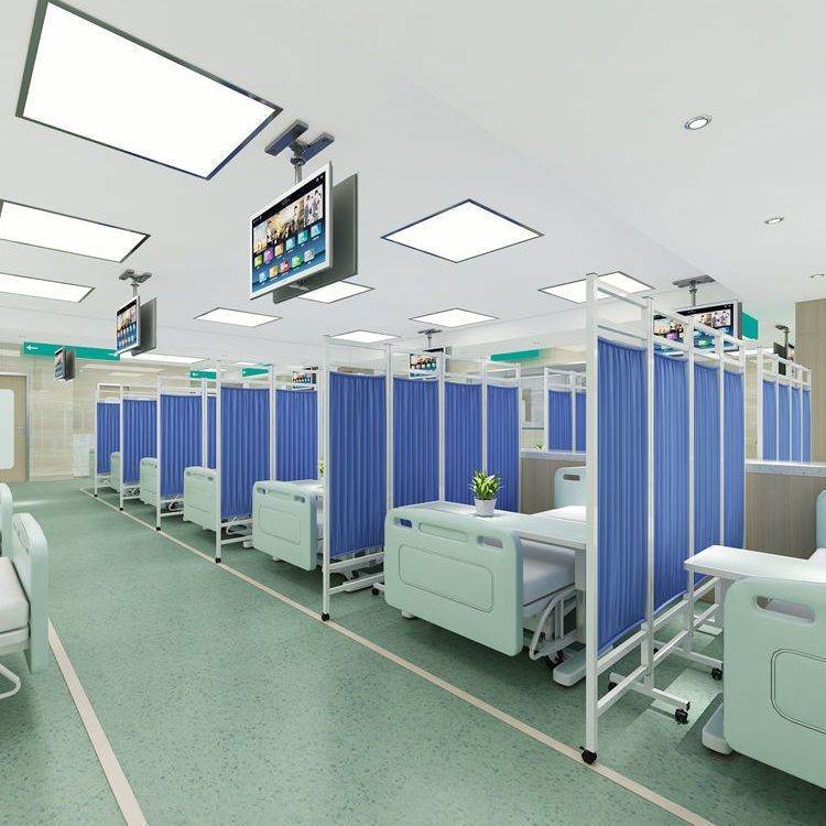 Q-6/Hospital Screen Medical Clinic Beauty Salon Iron Fabric Craft ...