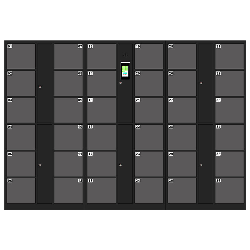 Q-6/Electronic Locker Supermarket Bar Code Face Recognition Storage ...