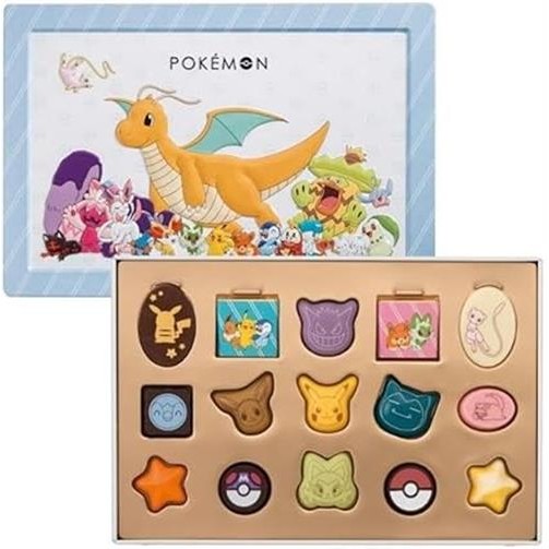 [Limited Time] Pokemon Chocolate Set L 15 Pieces Assortment Set Canned ...