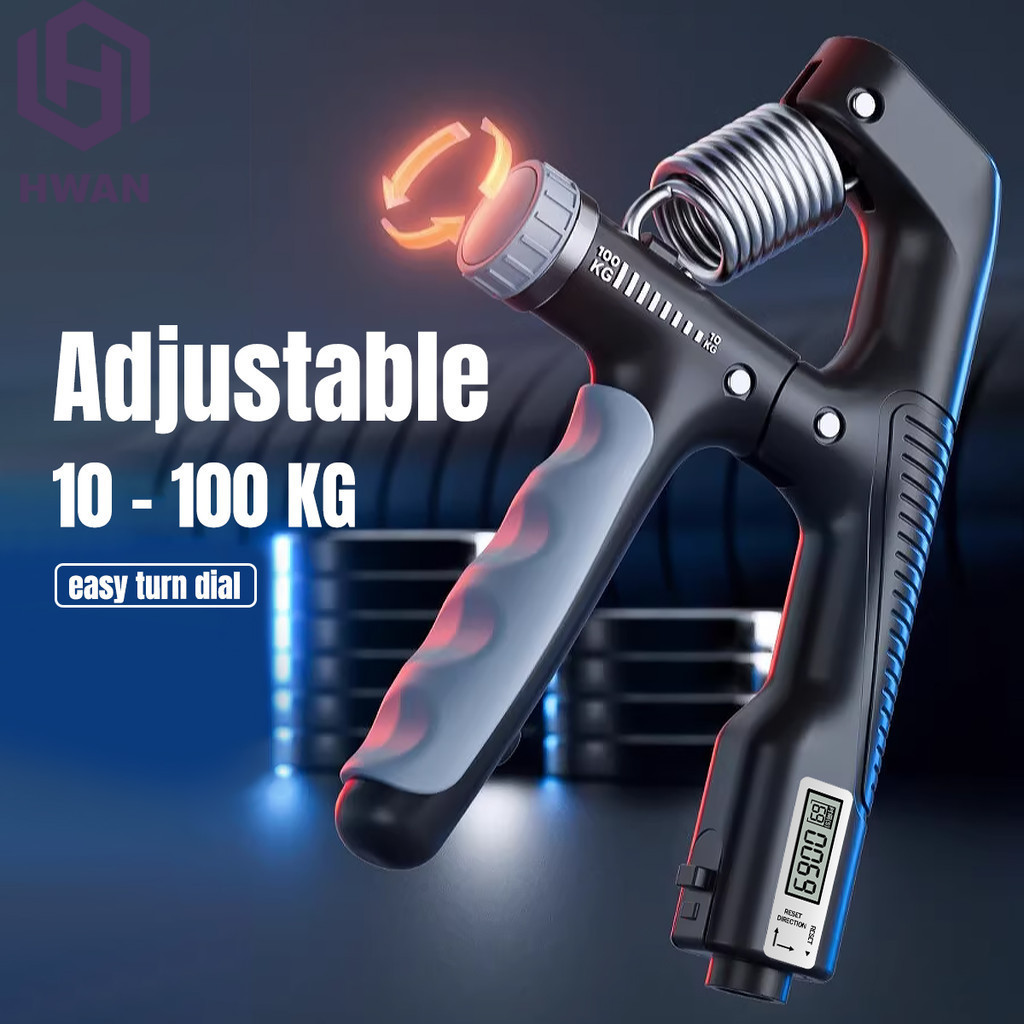 Adjustable Heavy Hand Gripper 10-100kg Hand Grip For Arm/Finger Fitness ...