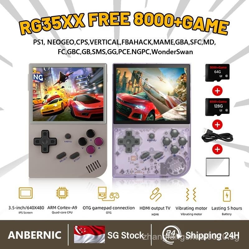 Original ANBERNIC RG35XX Portable Retro Handheld Video Game Console ...
