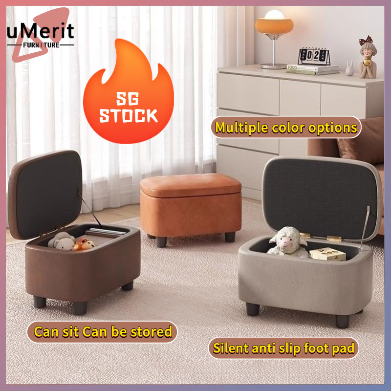 [SG STOCK🔥]Storage Stool Change shoe stool Entrance Doorway Living Room ...