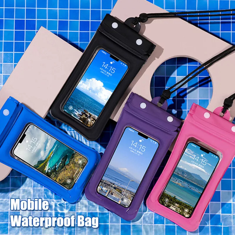 IPX8 Waterproof Airbag 30M Underwater phone cover pouch Universal ...