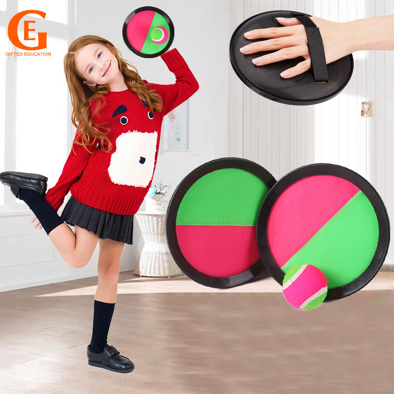 Kids Sucker Sticky Ball Toy Sucker Balls Set Throw and Catch Game ...
