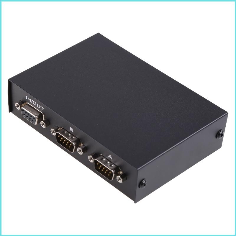 RUN DB9 Pin Serial RS232 Switch Box Manual Button for PC Sharing to ...