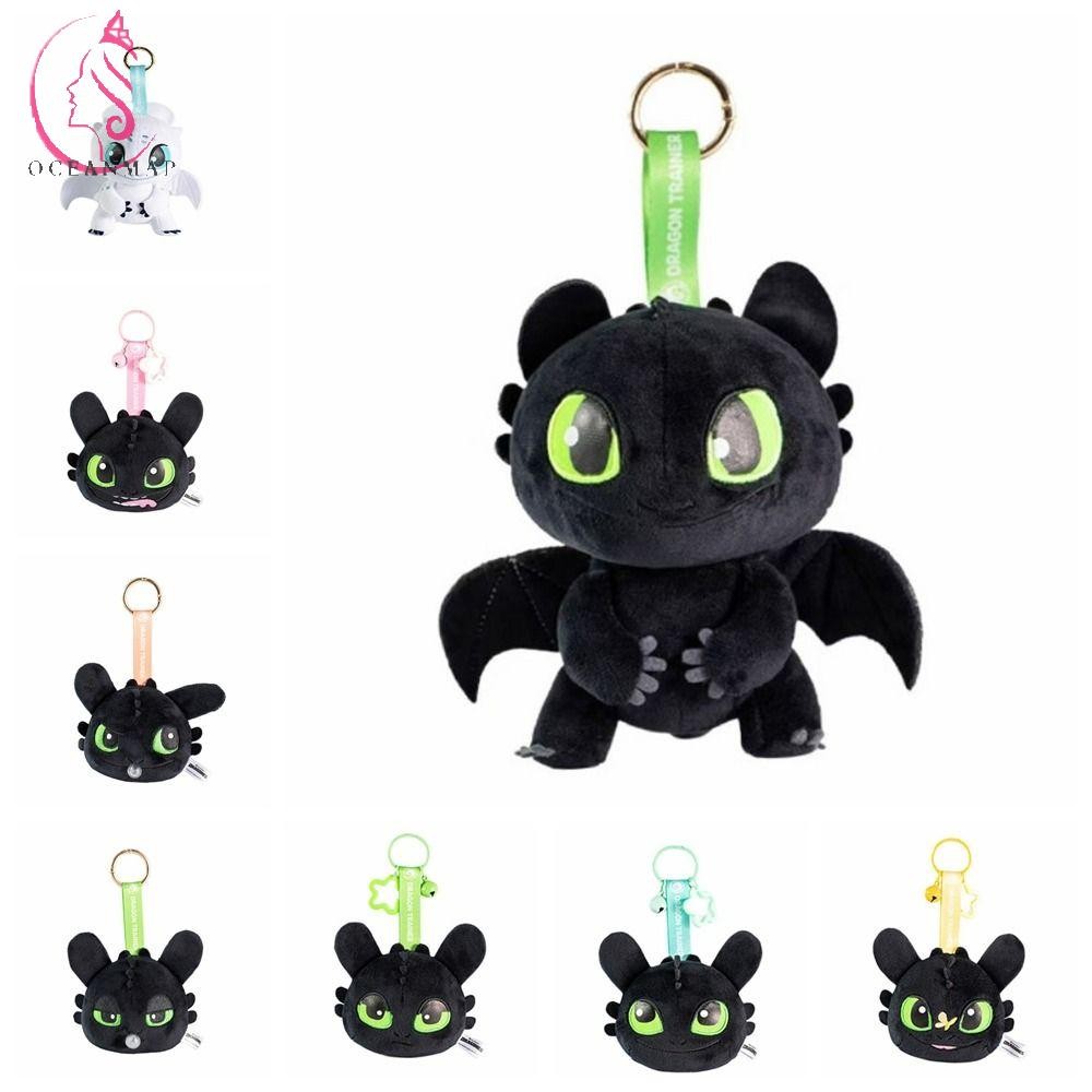 OCEANMAP Toothless Plush Pendant, Furry Flying Dragon How To Train Your ...