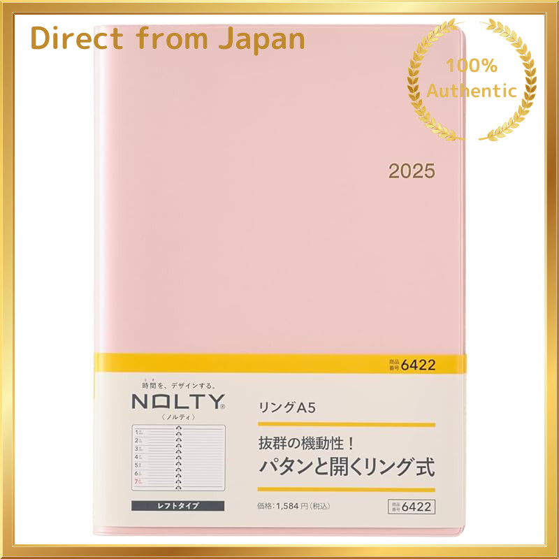 NOLTY 2025 Weekly Ring Planner - B5 & A5 Sizes in Various Colors (Starts December 2024) | Shopee ...