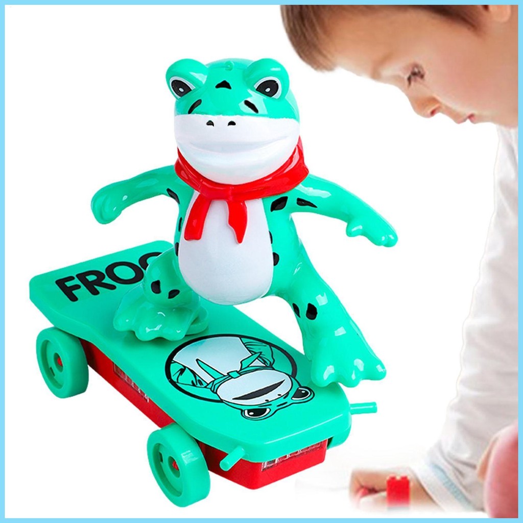 Stunt Electric Scooter Toy Frog Robot Skateboard Toy Battery Powered ...