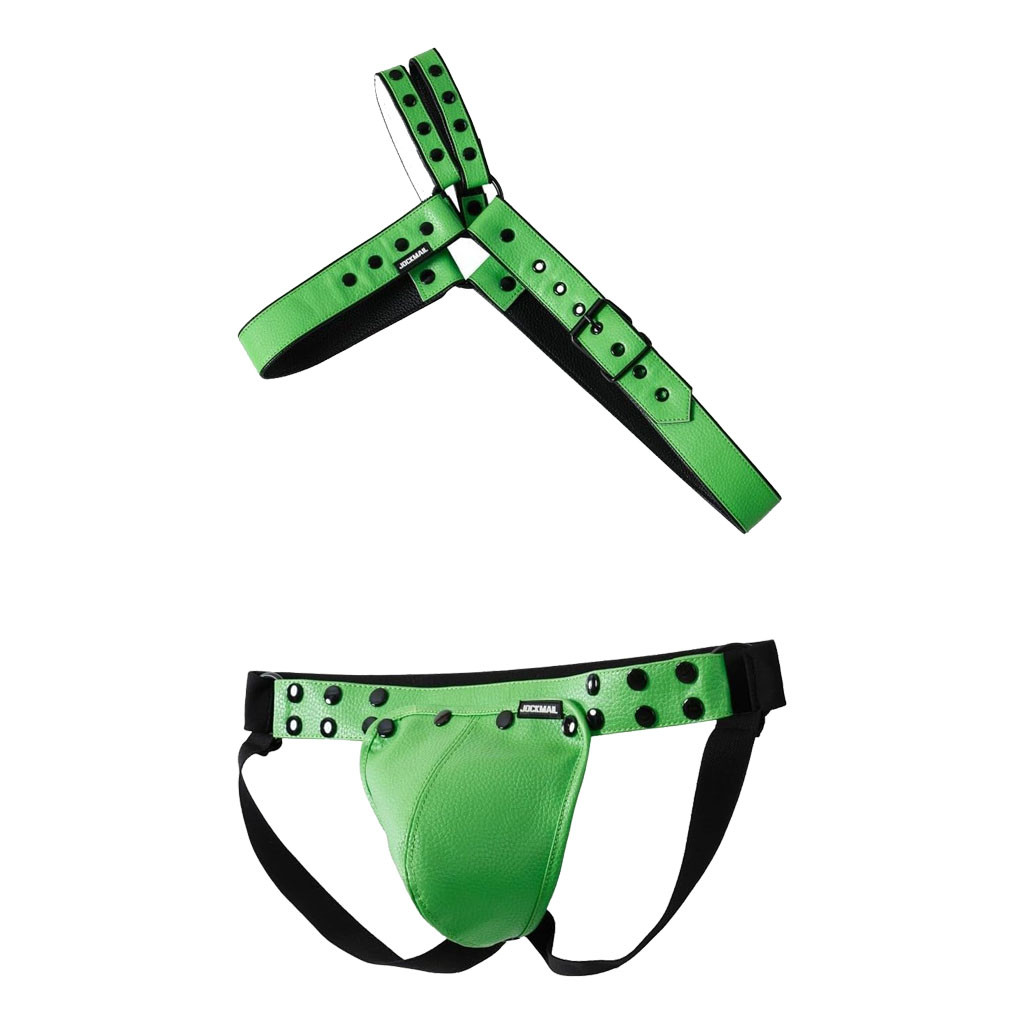 JOCKMAIL Jock straps for Men with Mens Leather Harness Set Men Jock ...