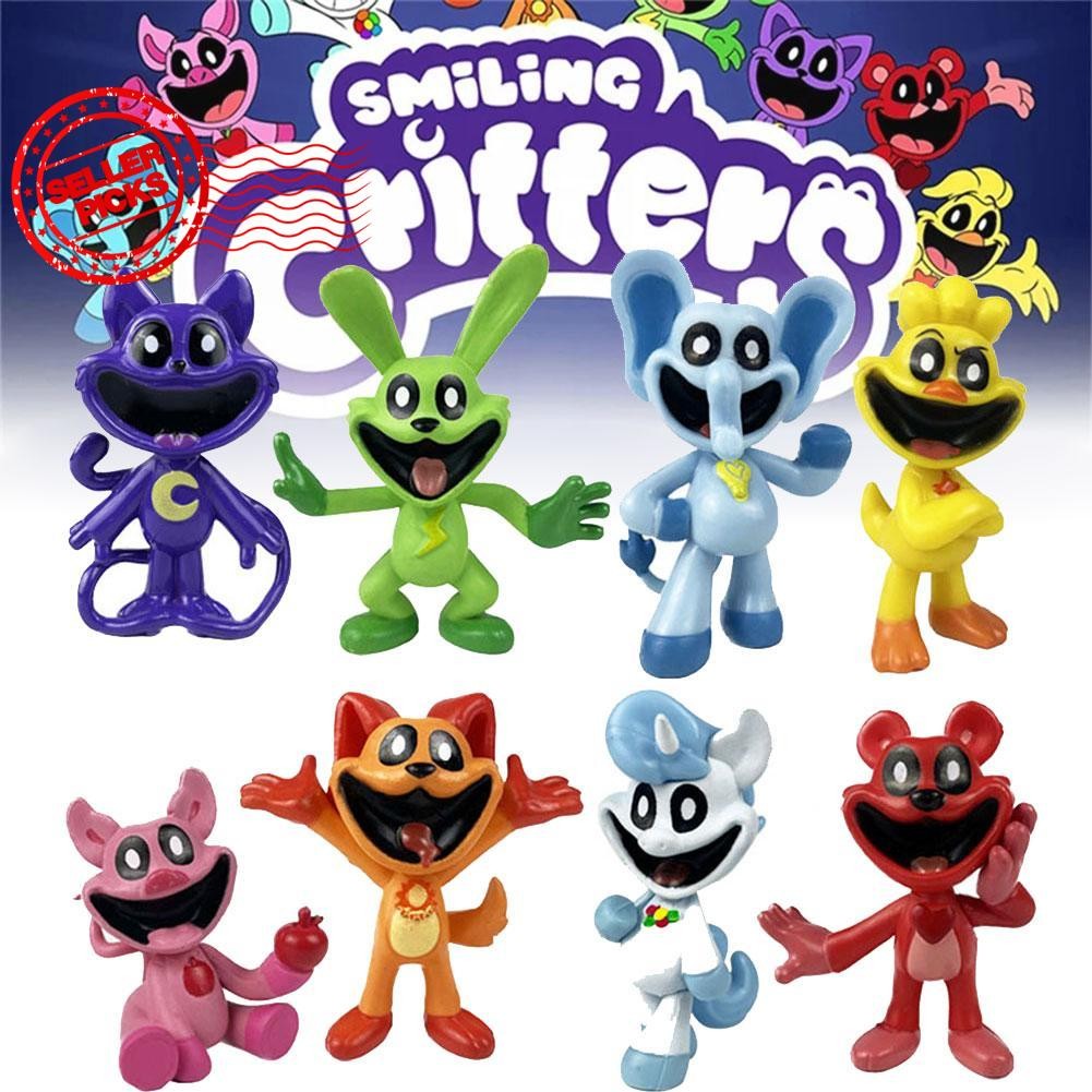 Set Smiling Critters Figure Smiling Critters Cat Day Figurine Set ...