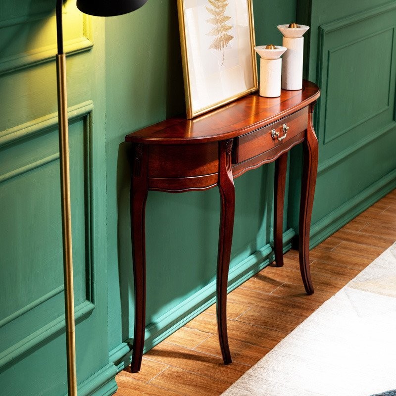 Entrance Cabinet American Style Entryway Table Hall Cabinet I4JE Half ...