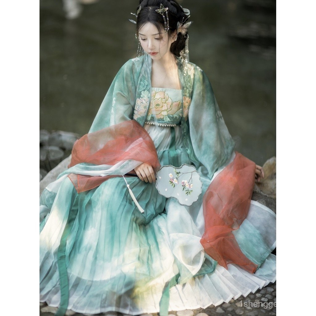 Women's Han Clothing in Tang Dynasty[Lichun]Women's Tang Dynasty Chest ...