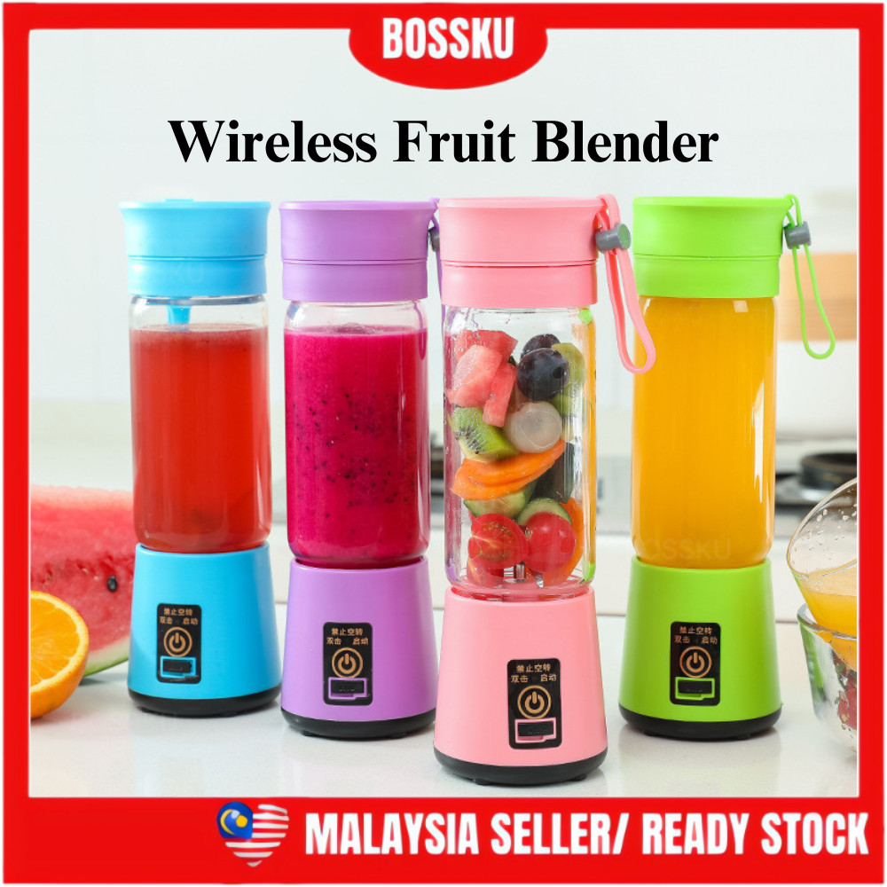 Bossku 6 Blade Fruit Rechargeable Blender Portable Blender Juice Mini ...