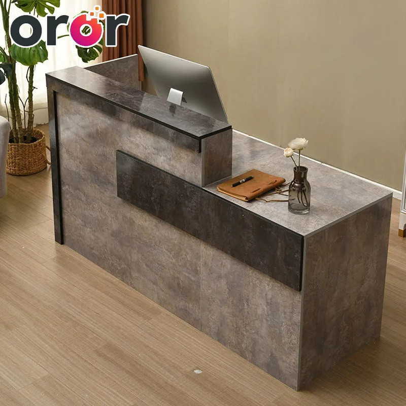 OROR Modern Cashier Counter Reception Desk Corner Bar Counter ...