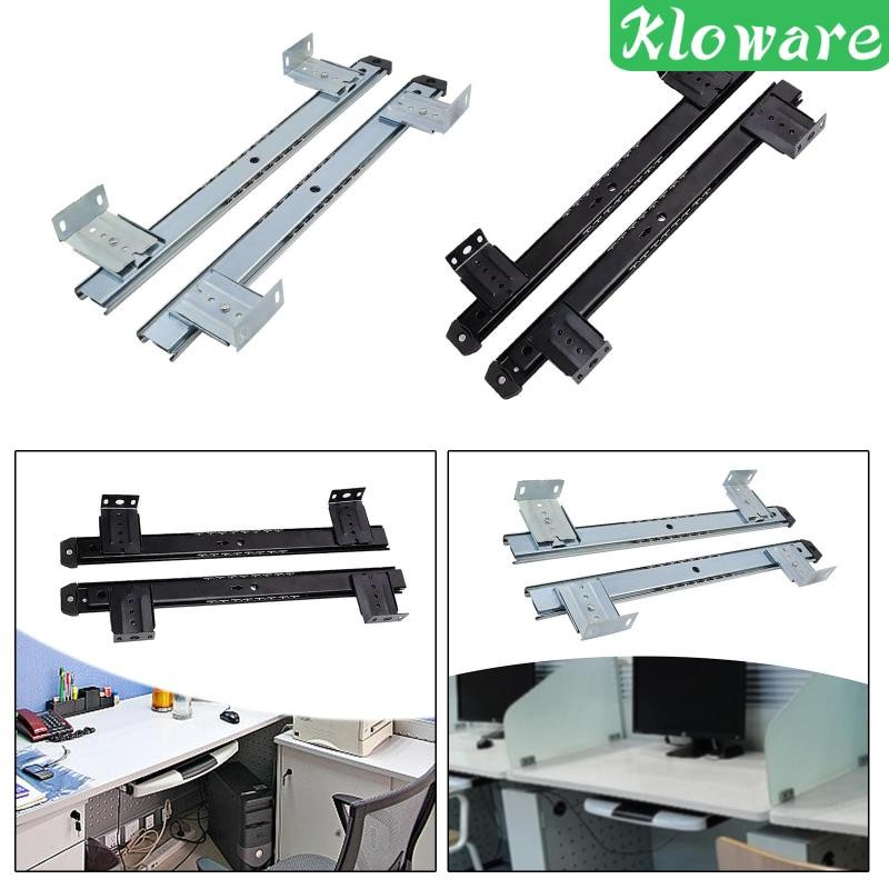 [Kloware] Keyboard Drawer Tray Slide Rail Rails Rack Set Sliding ...