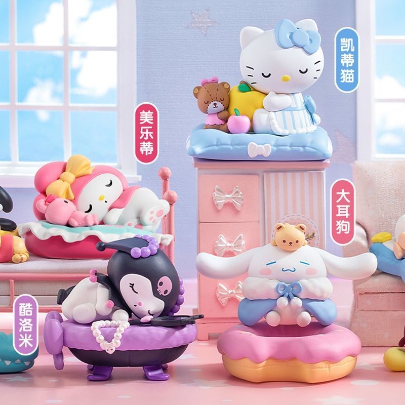 Sanrio Family Sleeping Blind Box Clow M Cinnamoroll Babycinnamoroll ...