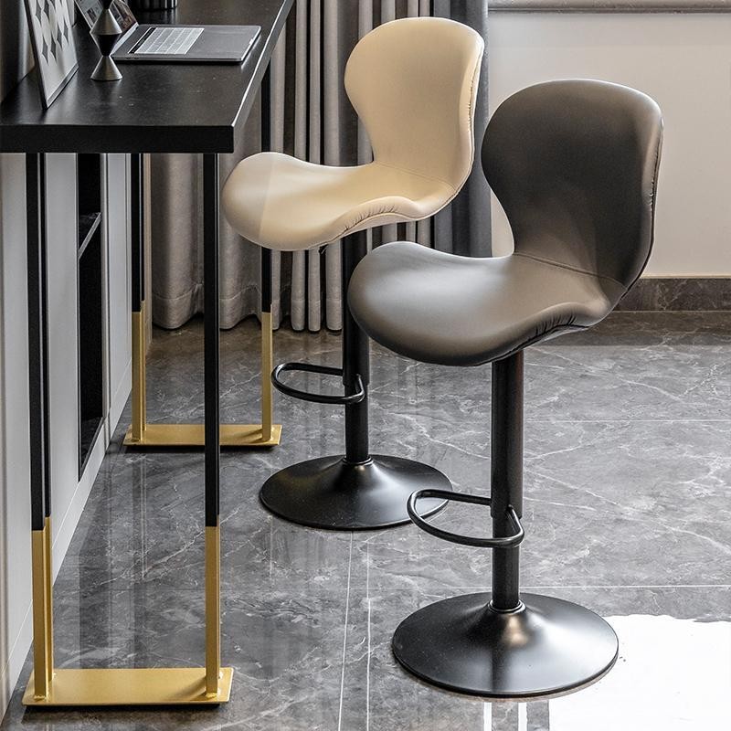 Bar Stool Simple Home Adjustable Backrest Cashier Stool Rotating Bar ...