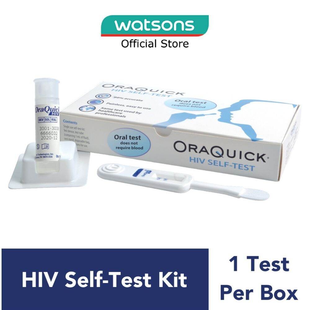 ORAQUICK HIV Self-Test Kit (Test Device 1s, Test Tube Containing 1ml Of ...