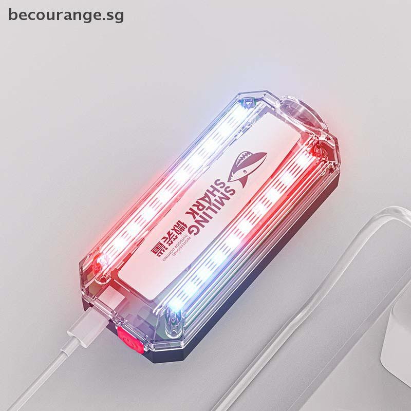 [Bec] Outdoor Red Blue Strobe Light Police Light Warning Lights Usb ...