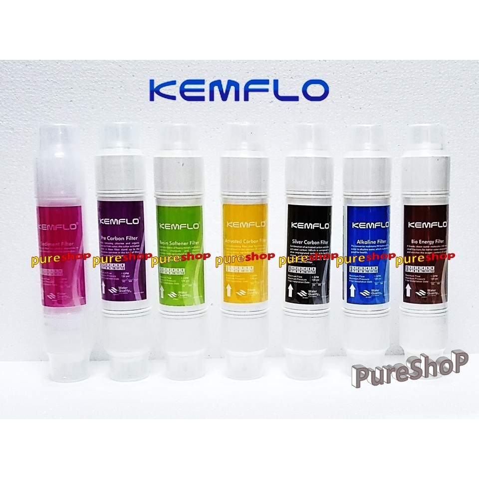 Kemflo Water Filter Cartridge Water Dispenser Purifier 10" I Type Bio ...
