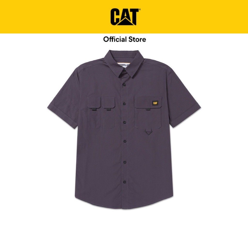 Caterpillar Men's Utility Short Sleeve Shirt - Slate (4020104-19-3908 ...