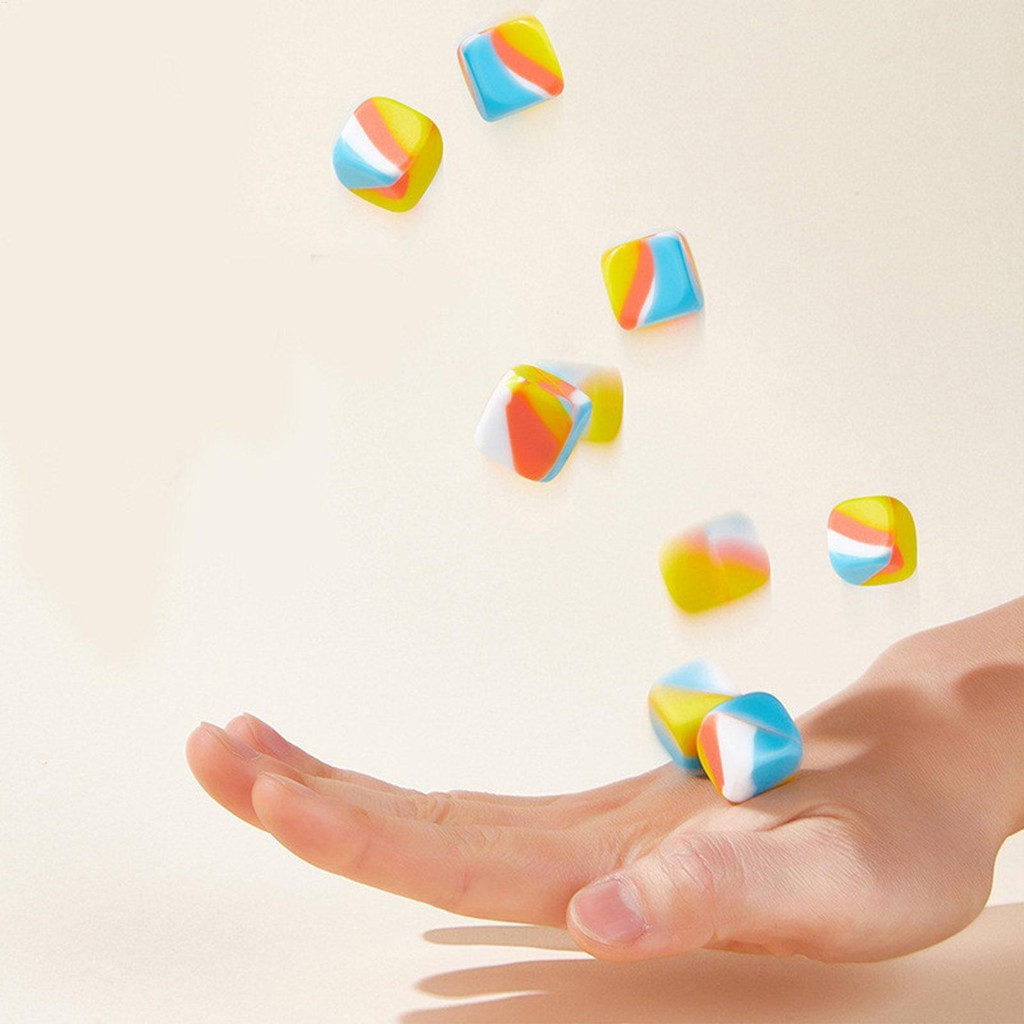 Squid Game 2 Stone Catching Game Colorful Throwing Game 10x Portable ...