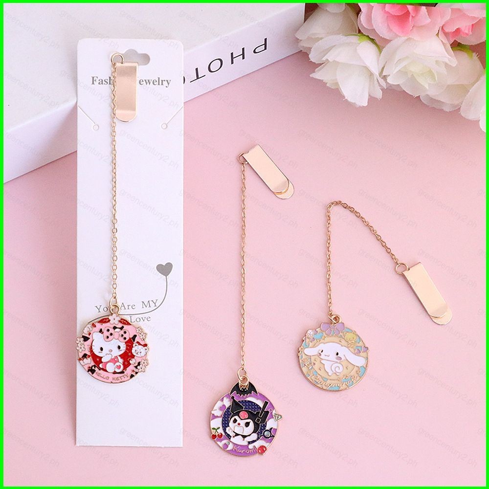 Gan Sanrio Pochacco Kuromi Metal Bookmark Cartoon Pendant Graduation ...